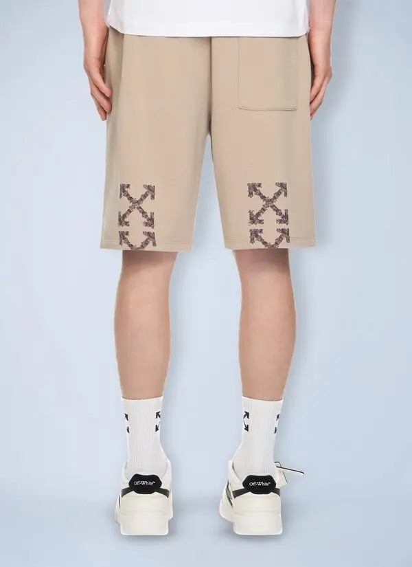 Off-White Heraldic Arrow Skate Sweatshort