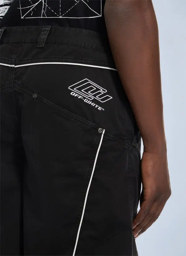 Off-White Owr Gd Gab Milit Relax Shorts