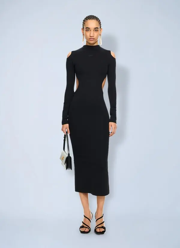 Off-White Sleek Meteor Dress - Black