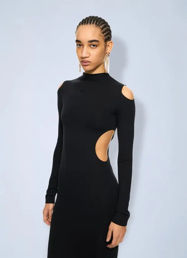 Off-White Sleek Meteor Dress