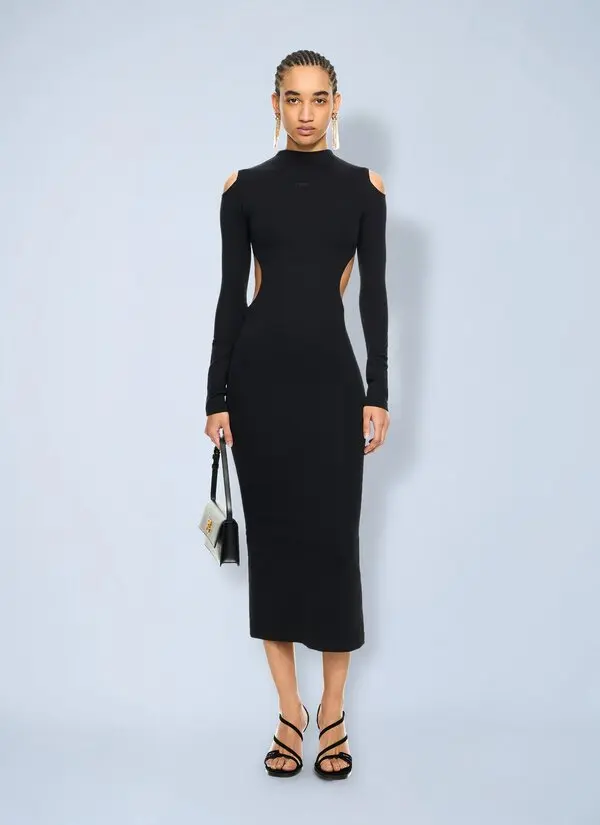Off-White Sleek Meteor Dress - Black