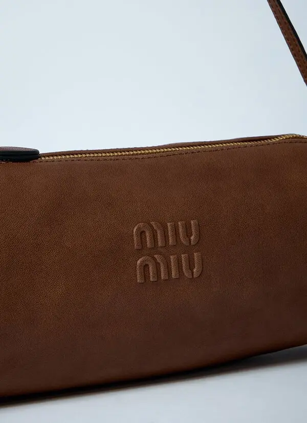 Miu Miu Leather Aviator Handbag