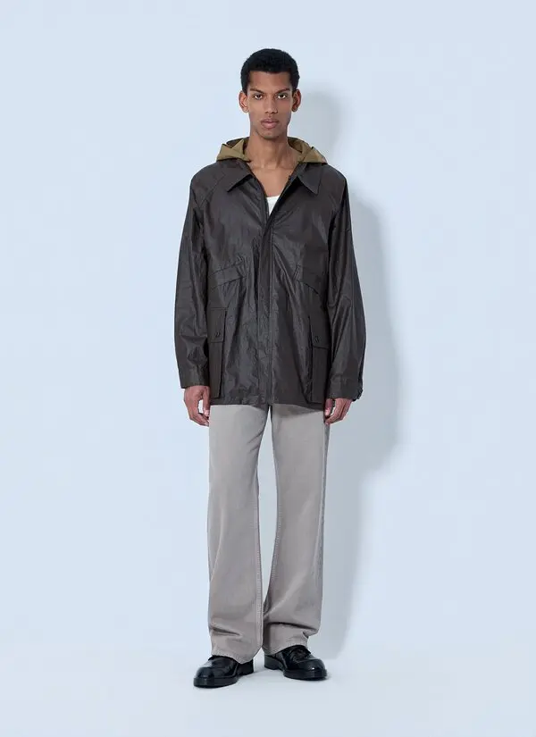 LEMAIRE Hooded Waxed Jacket