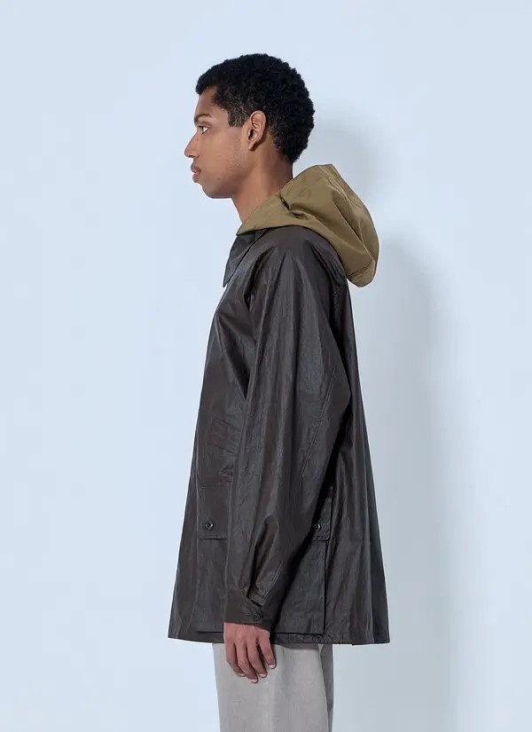 LEMAIRE Hooded Waxed Jacket