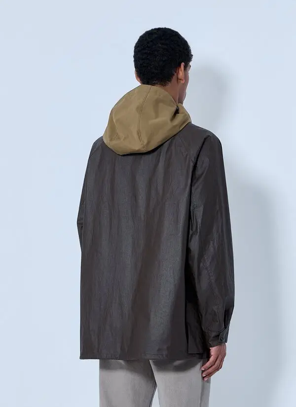 LEMAIRE Hooded Waxed Jacket