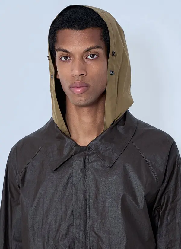 LEMAIRE Hooded Waxed Jacket
