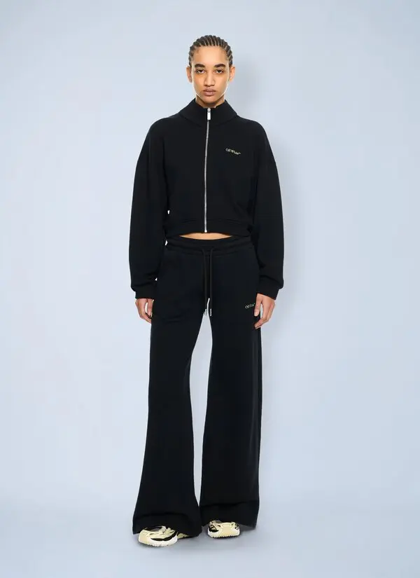 Off-White Arrow Leaves Zip Up Sweatshirt