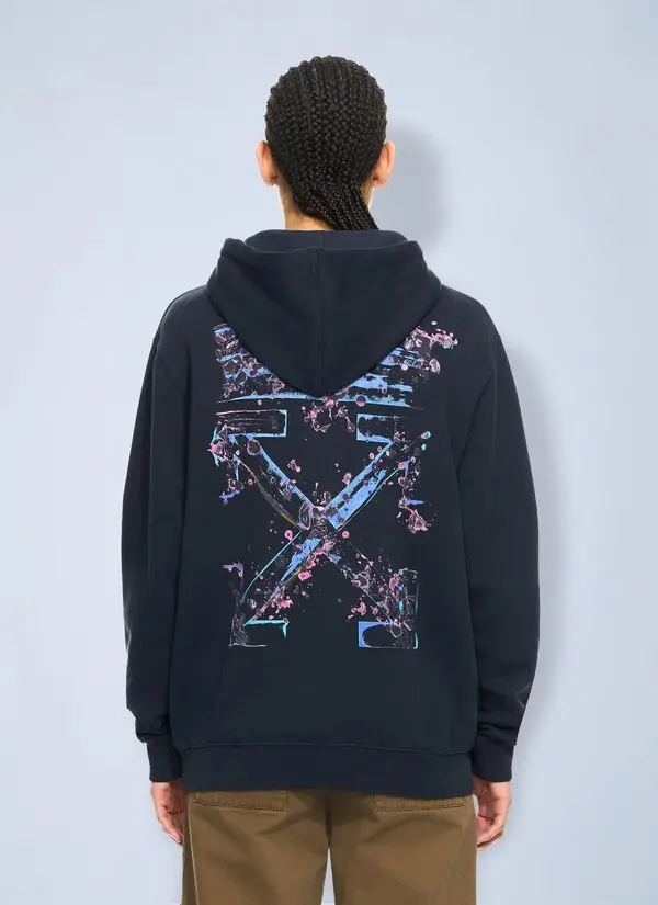 Off-White Dripped Watercolor Arrow Hoodie