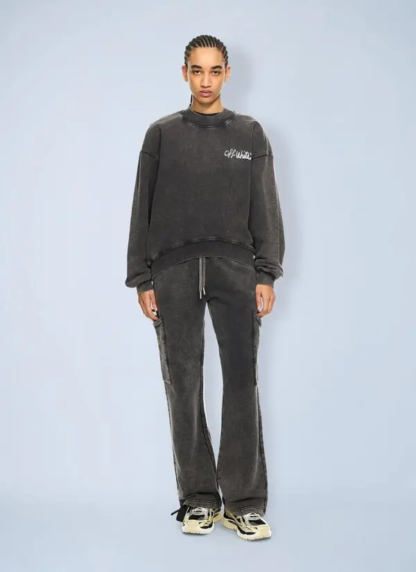 Off-White Off Marker Over Crew Sweatshirt - Black