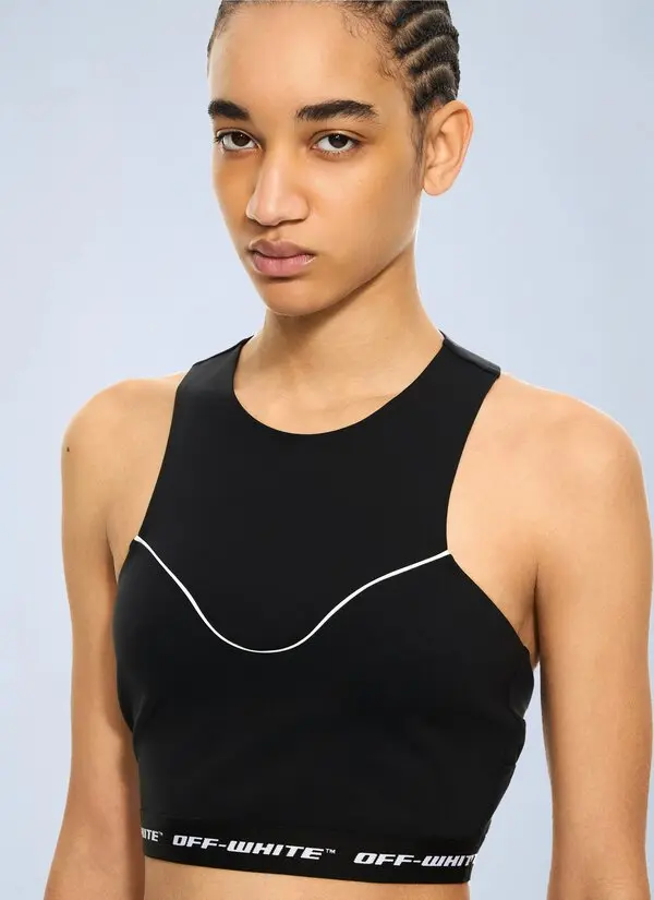 Off-White Logoband Crop Top