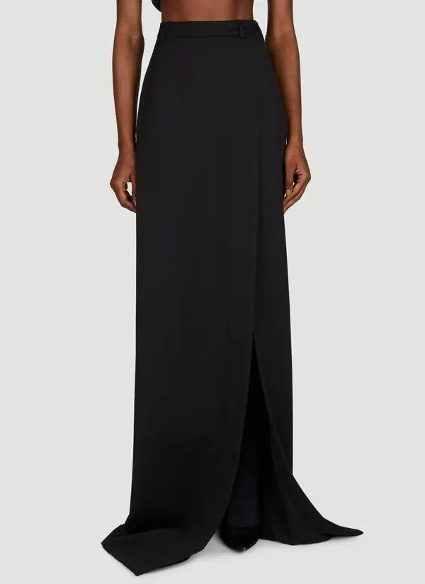 Balenciaga Split Tailored Skirt