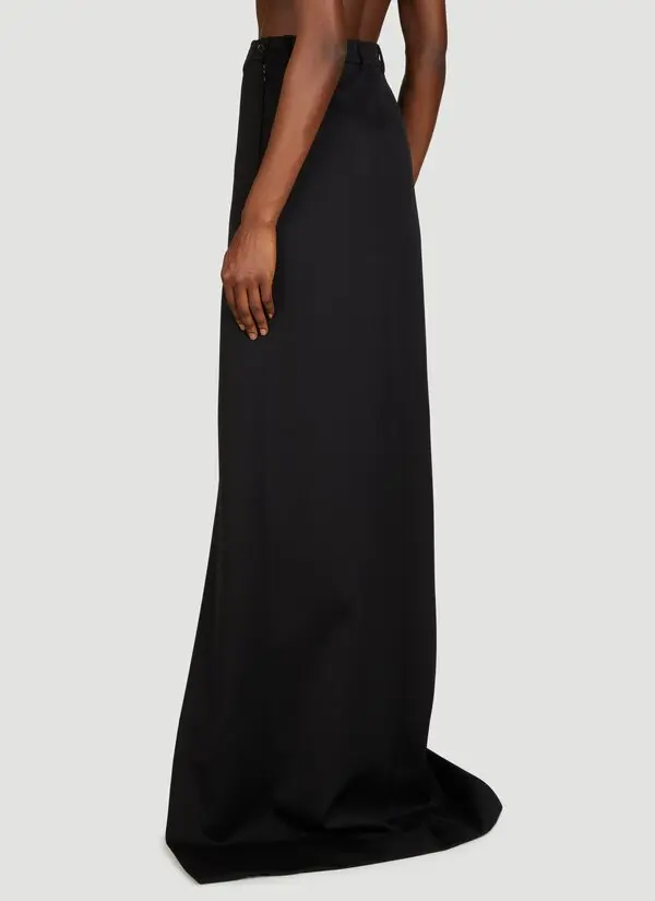 Balenciaga Split Tailored Skirt