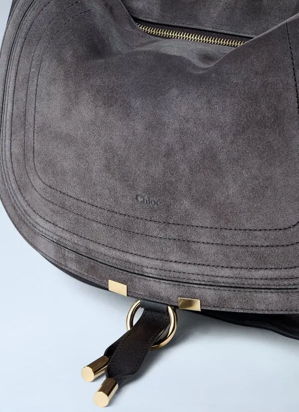 Chloé Marcie Shoulder Bag - Brown