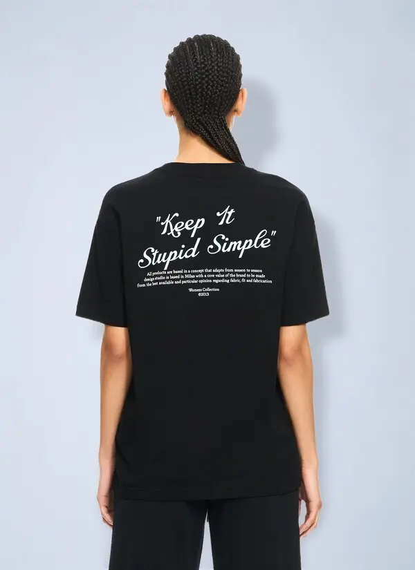 Off-White Kiss Quote T-shirt