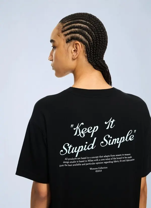 Off-White Kiss Quote T-shirt