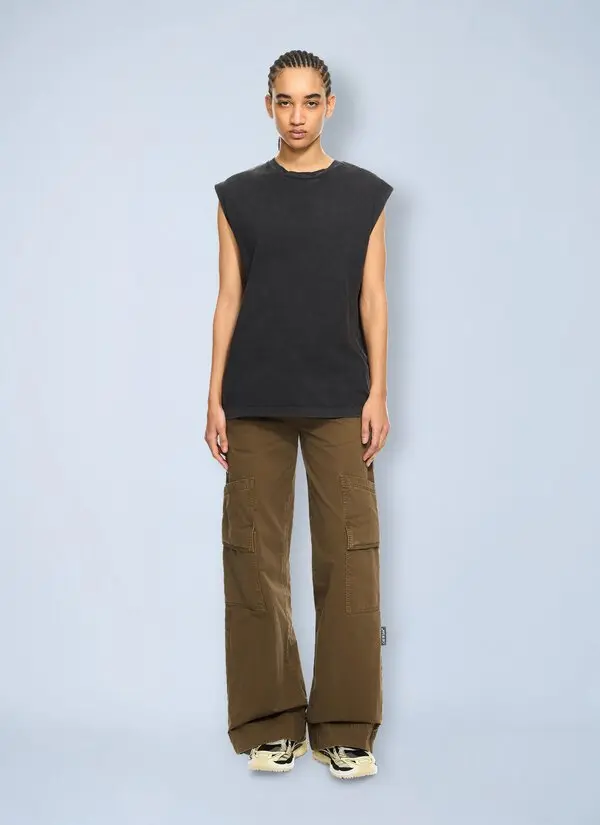 Off-White Butterfly Patch Open Back Tank Top