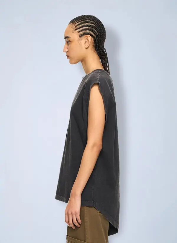 Off-White Butterfly Patch Open Back Tank Top