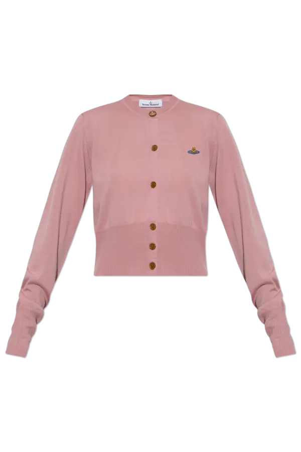 VIVIENNE WESTWOOD Wool Cardigan ‘bea - Pink