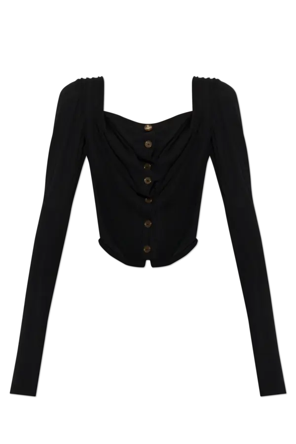 VIVIENNE WESTWOOD Wool Cardigan ‘bea - Black