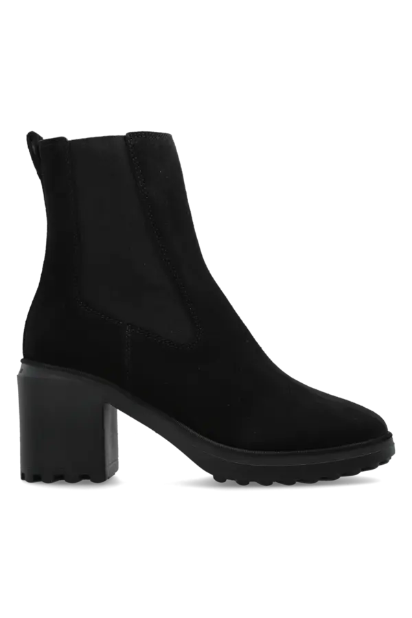 Hogan Chelsea Heeled Ankle Boots - Black