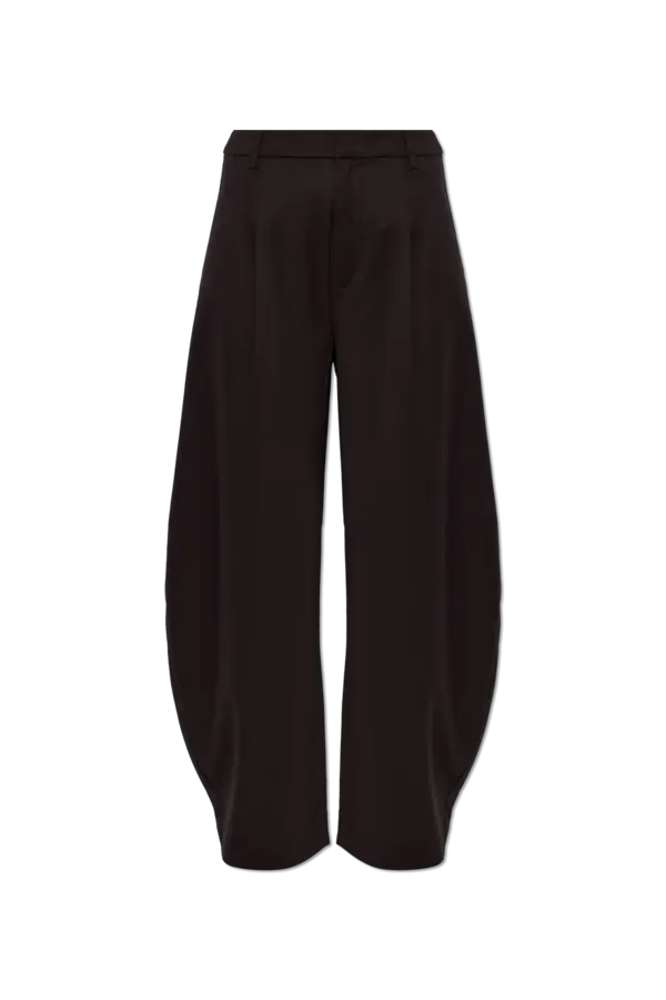 GESTUZ Pleated Trousers ‘gzcallia - Brown
