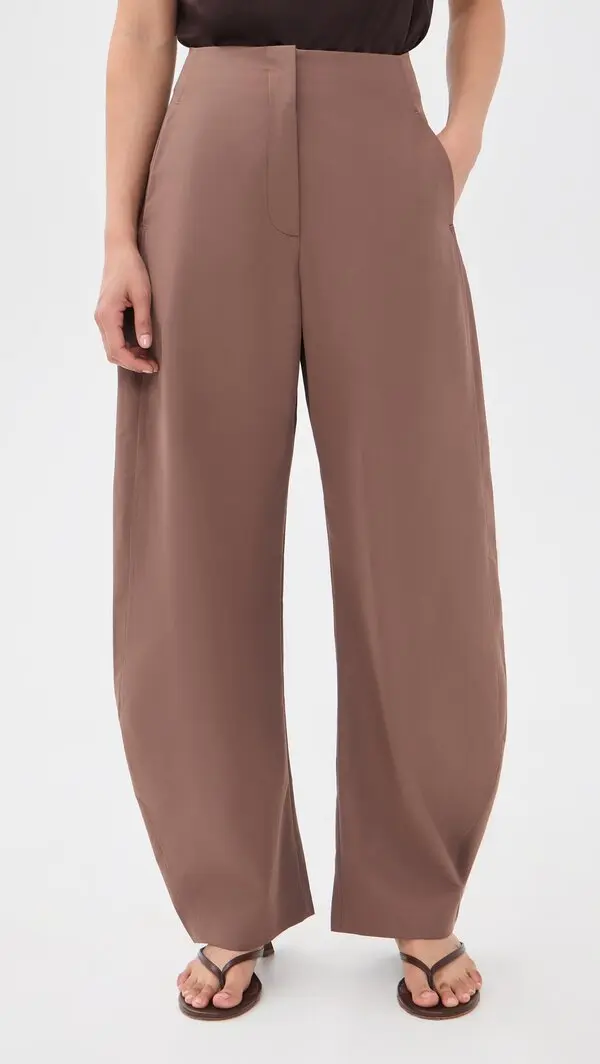Source Unknown Edolo Barrel Leg Trousers