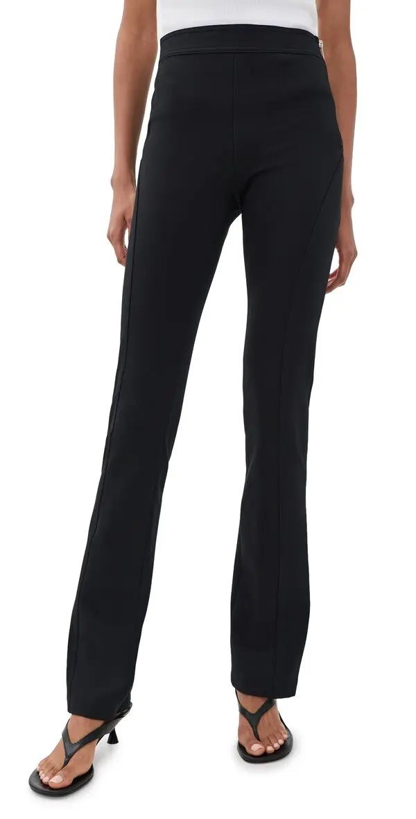 Helmut Lang Rider Double Stretch Ponte Leggings - Black