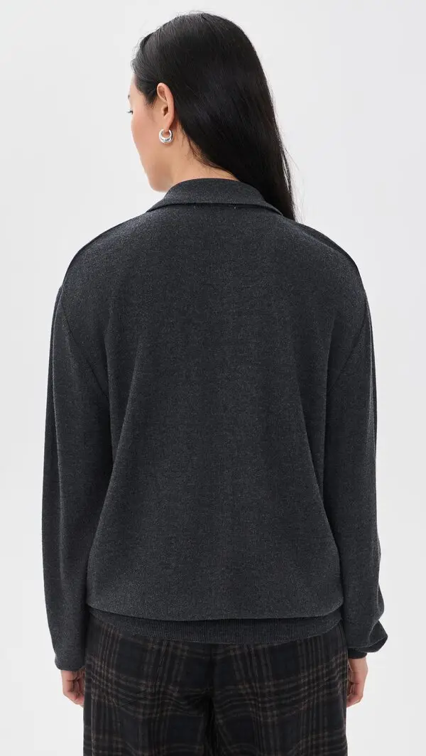 Source Unknown Fabbie Merino Wool Layered Cardigan