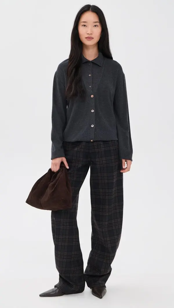 Source Unknown Fabbie Merino Wool Layered Cardigan