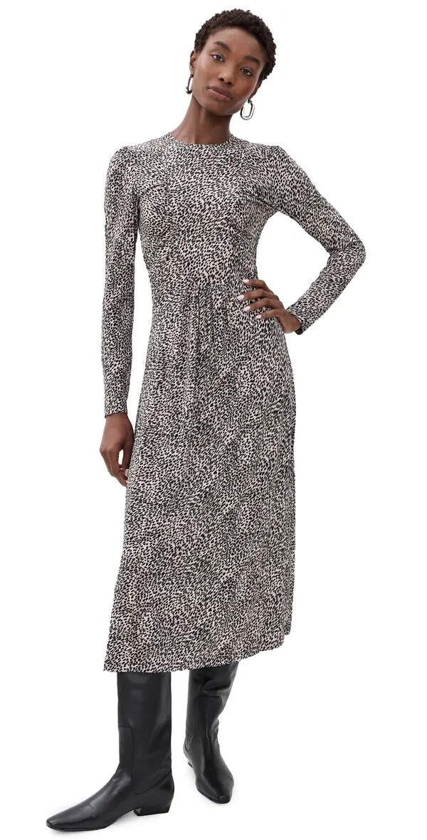 Sea Charlize Cheetah Print Dress