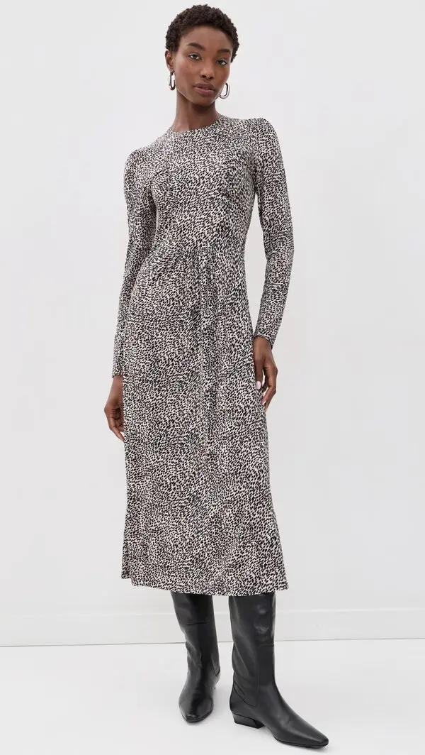 Sea Charlize Cheetah Print Dress