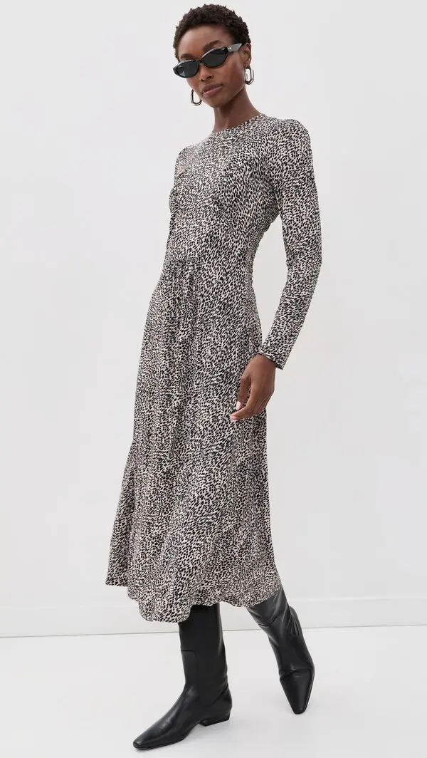 Sea Charlize Cheetah Print Dress