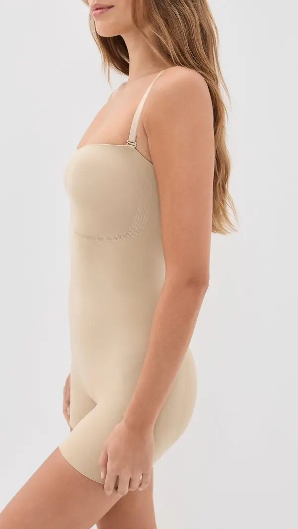 SKIMS Strapless Shortie Bodysuit