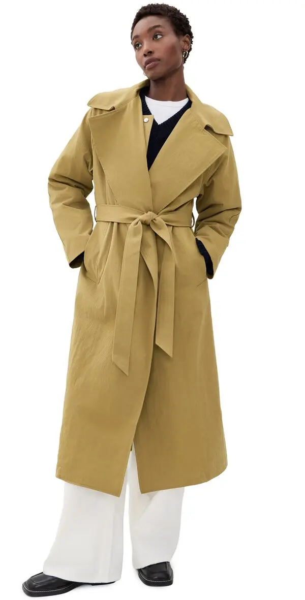 Roucha Calder Trench - Tan