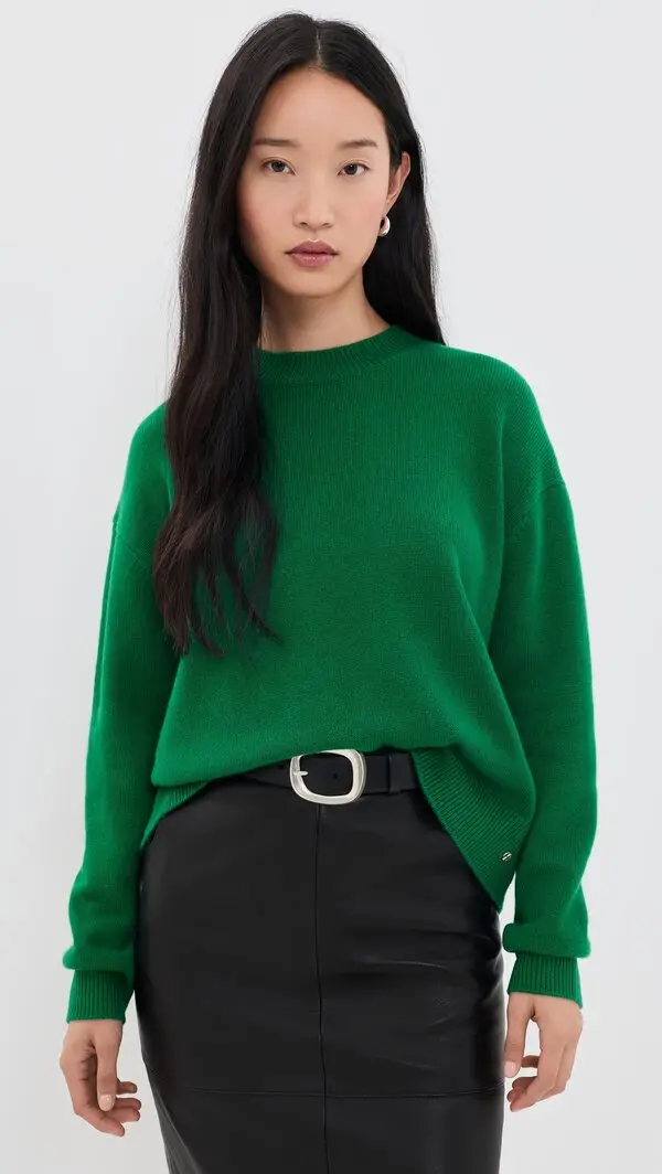 ANINE BING Lee Crew Cashmere Sweater