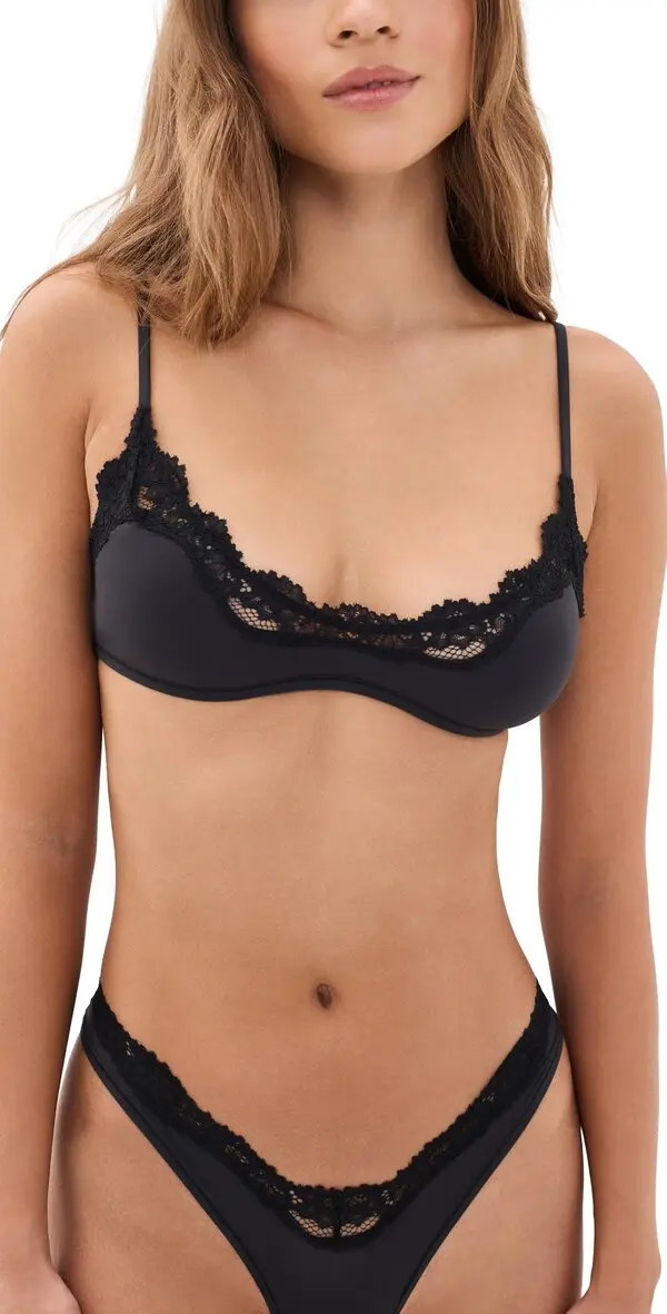 SKIMS Scoop Bralette - Onyx