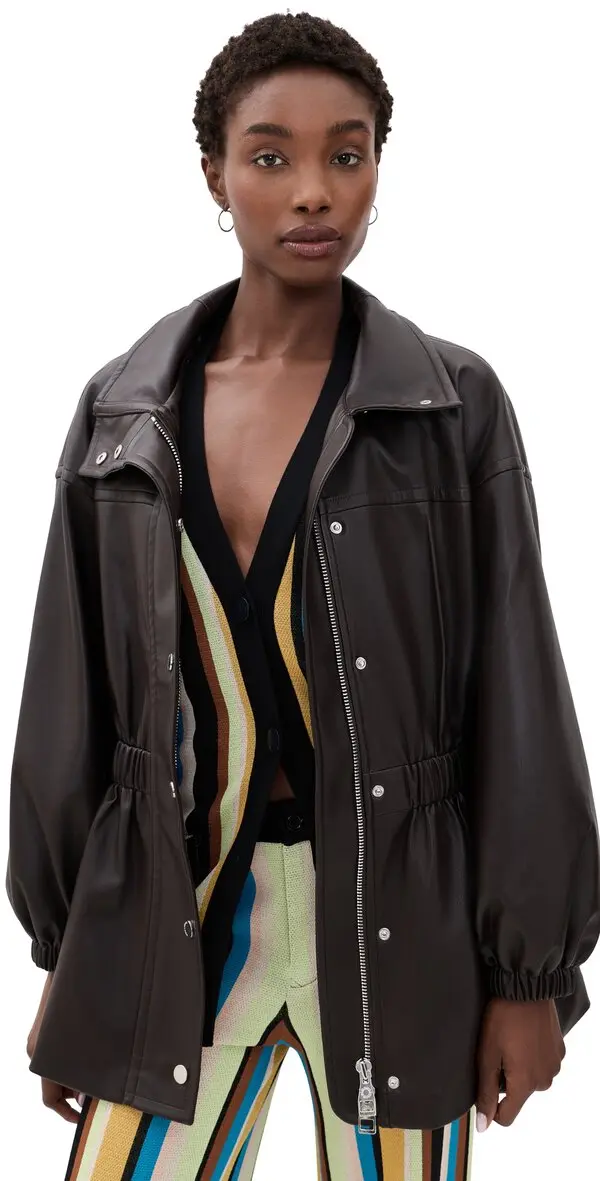 SIMONMILLER Yara Faux Leather Jacket