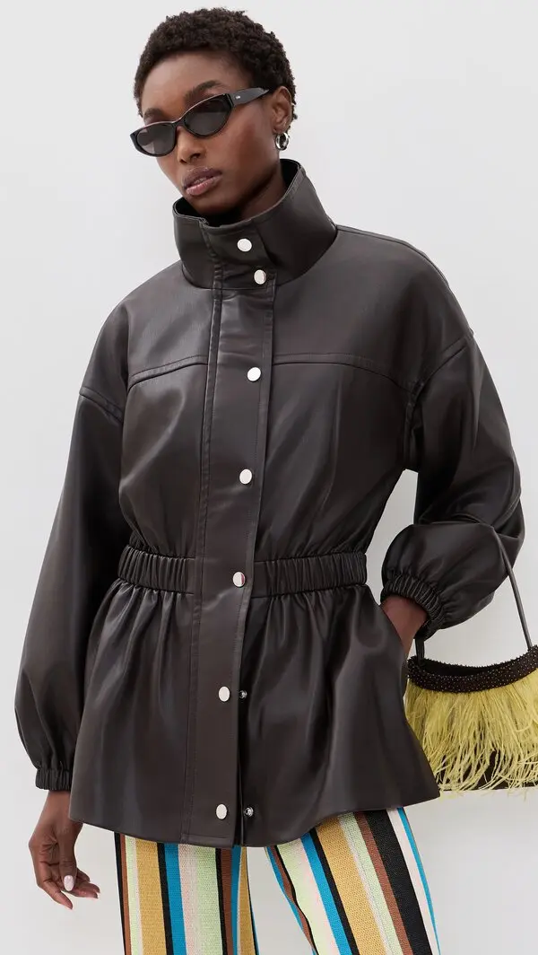 SIMONMILLER Yara Faux Leather Jacket
