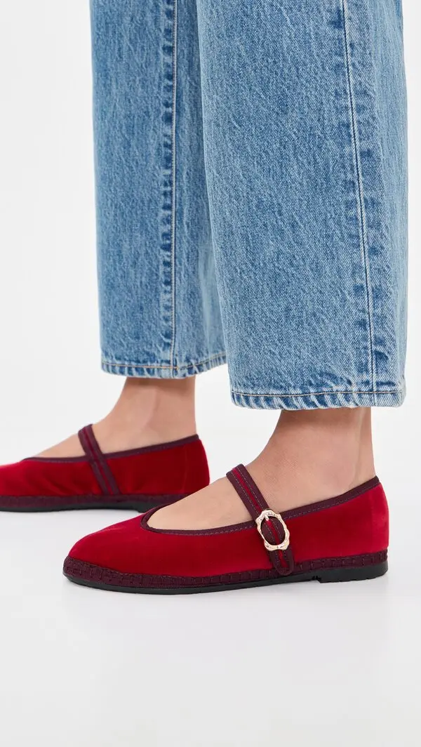 FLABELUS Pierre Mary Jane Flats