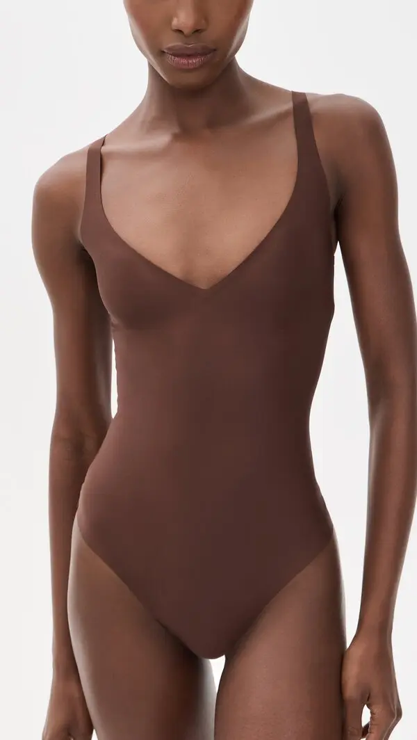 SKIMS Plunge Thong Bodysuit