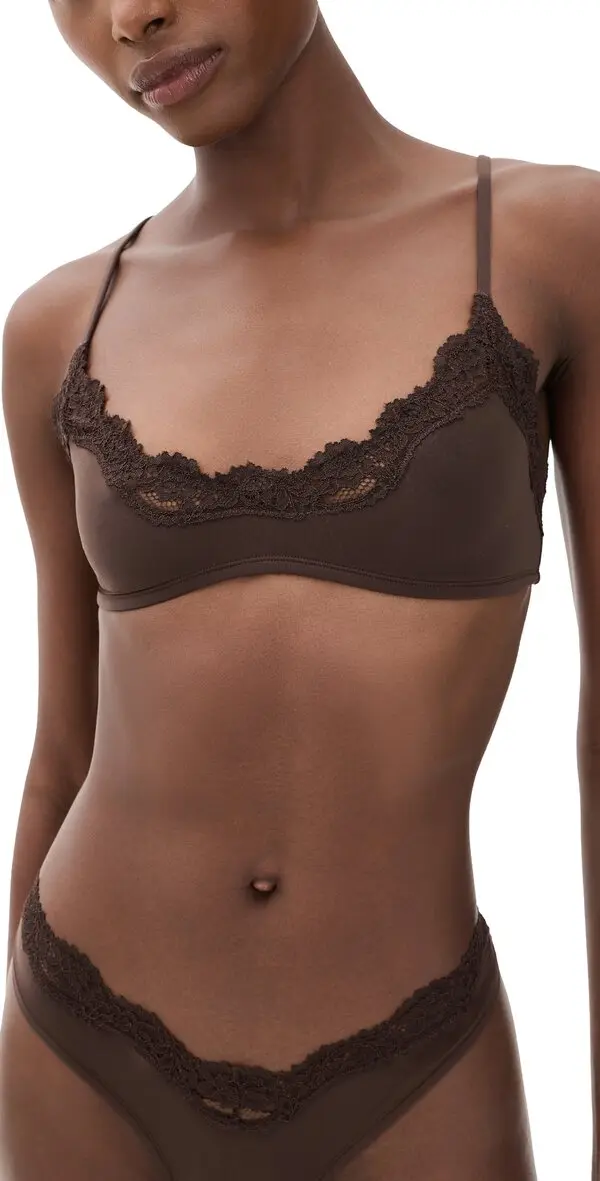 SKIMS Scoop Bralette - Espresso