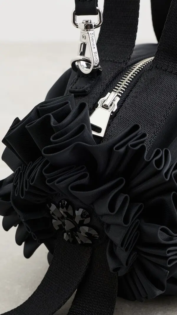 Simone Rocha Turbo Embellished Mini Double Ribbon Rosette Bag