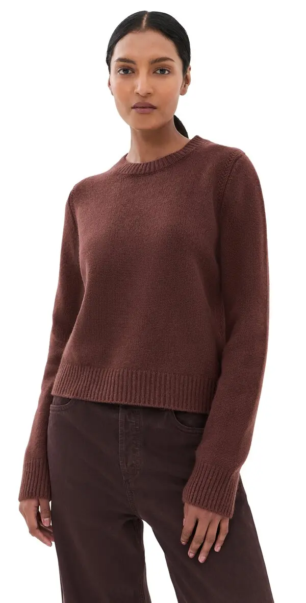 Sablyn Noa Shrunken Cashmere Crew Sweater