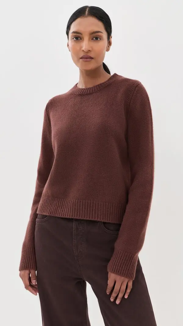 Sablyn Noa Shrunken Cashmere Crew Sweater