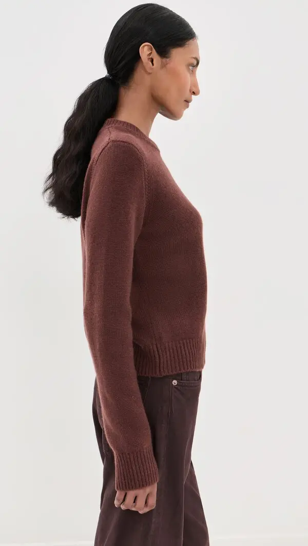 Sablyn Noa Shrunken Cashmere Crew Sweater