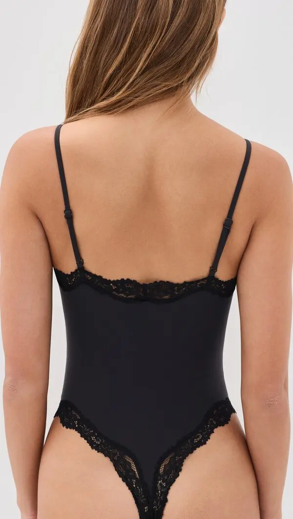 SKIMS Lace Cami Thong Bodysuit