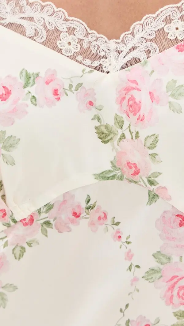 Simone Rocha Ruffle Frill Hem Slip Dress