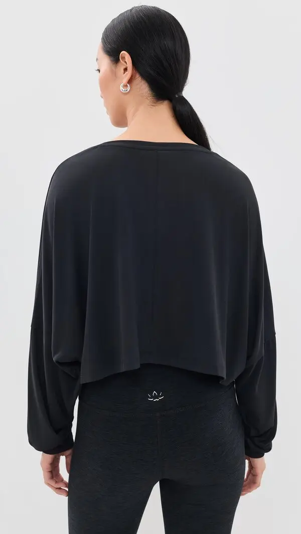 Beyond Yoga Studio Luxe Cropped Long Sleeve Tee