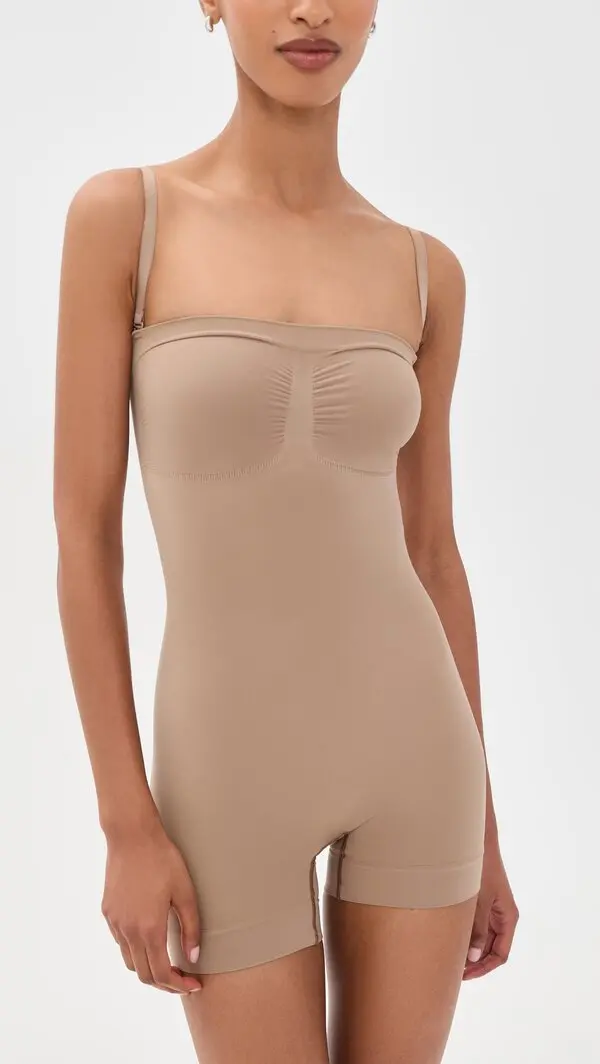 SKIMS Strapless Shortie Bodysuit