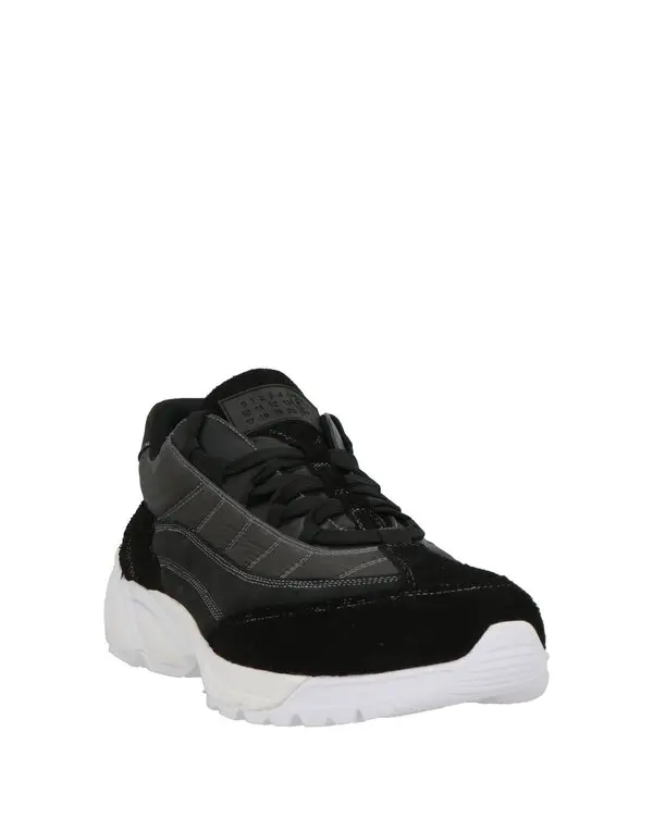 MAISON MARGIELA Low-top Sneakers In Suede And Technical Fabric
